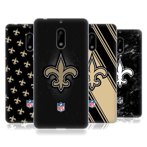 OFFICIAL NFL NEW ORLEANS SAINTS ARTWORK SOFT GEL CASE FOR NOKIA PHONES ...