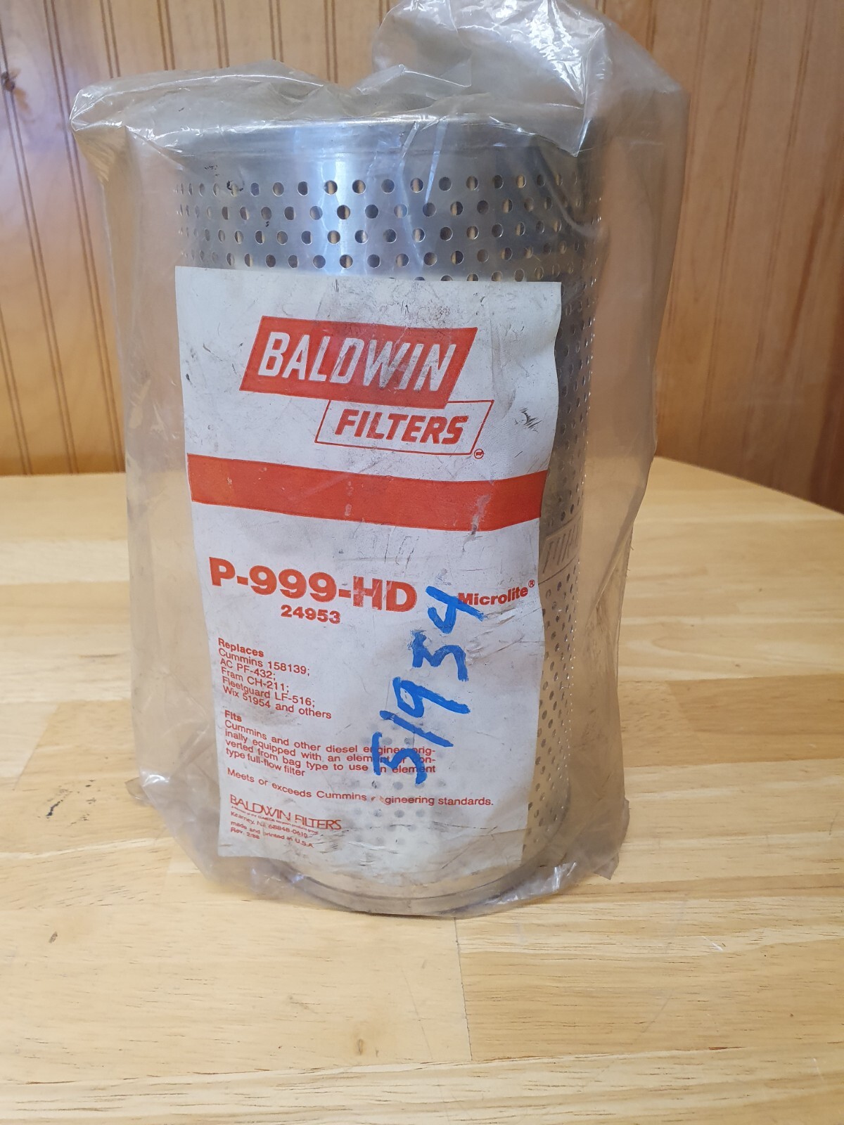 BALDWIN P999-HD - cross reference oil filters | oilfilter ...