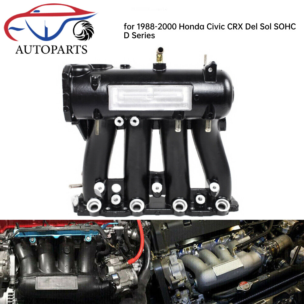 Racing D15 D16 D-Series Intake Manifold For 1988-2000 Honda Civic CRX ...