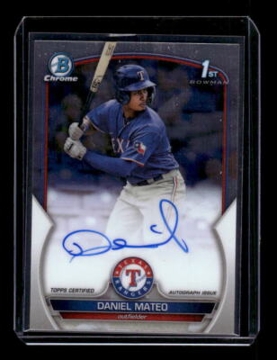 2023 Bowman Chrome Prospect Autographs #CPADMO Daniel Mateo Auto - EXACT SCAN | eBay
