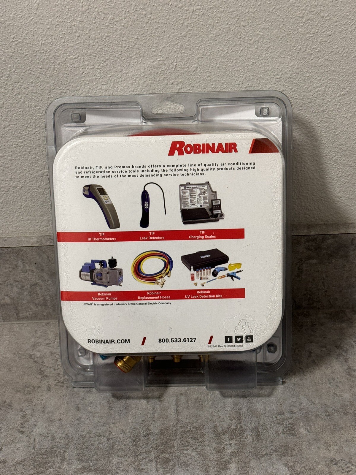 Robinair 45111 R134a Brass Manifold Hose Kit for sale online | eBay