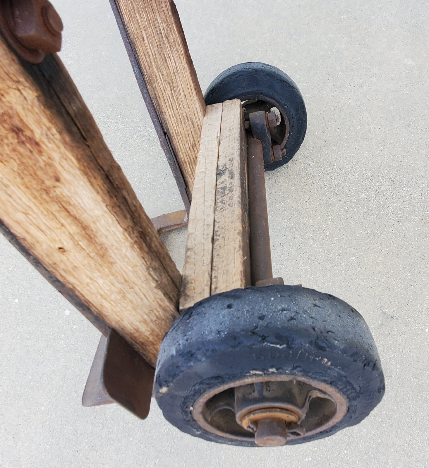 Hamilton Hand Truck Dolly Antique Vintage, Wood and Metal | eBay