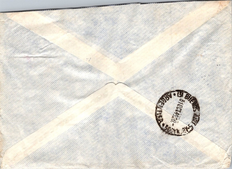 GOLDPATH: Switzerland cover 1946 to Argentina airmail CV908_P14 | eBay UK