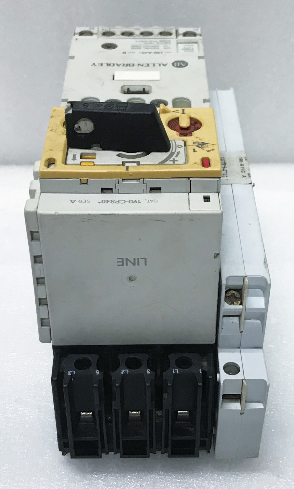 ALLEN BRADLEY 190-CPS40 Con / 190-P320 Viaje De Unidad & 190-A40 Motor ...