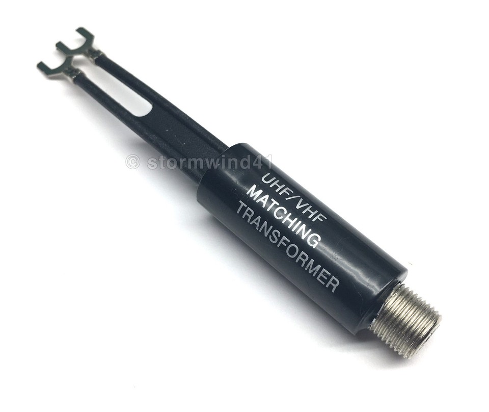 10 pack UHF VHF TV Coax Indoor Matching Transformer - 75 to 300 Ohm ...