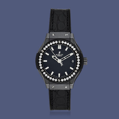 2020s Hublot Classic Fusion Ceramic Quartz watch with Diamonds/ Date | eBay