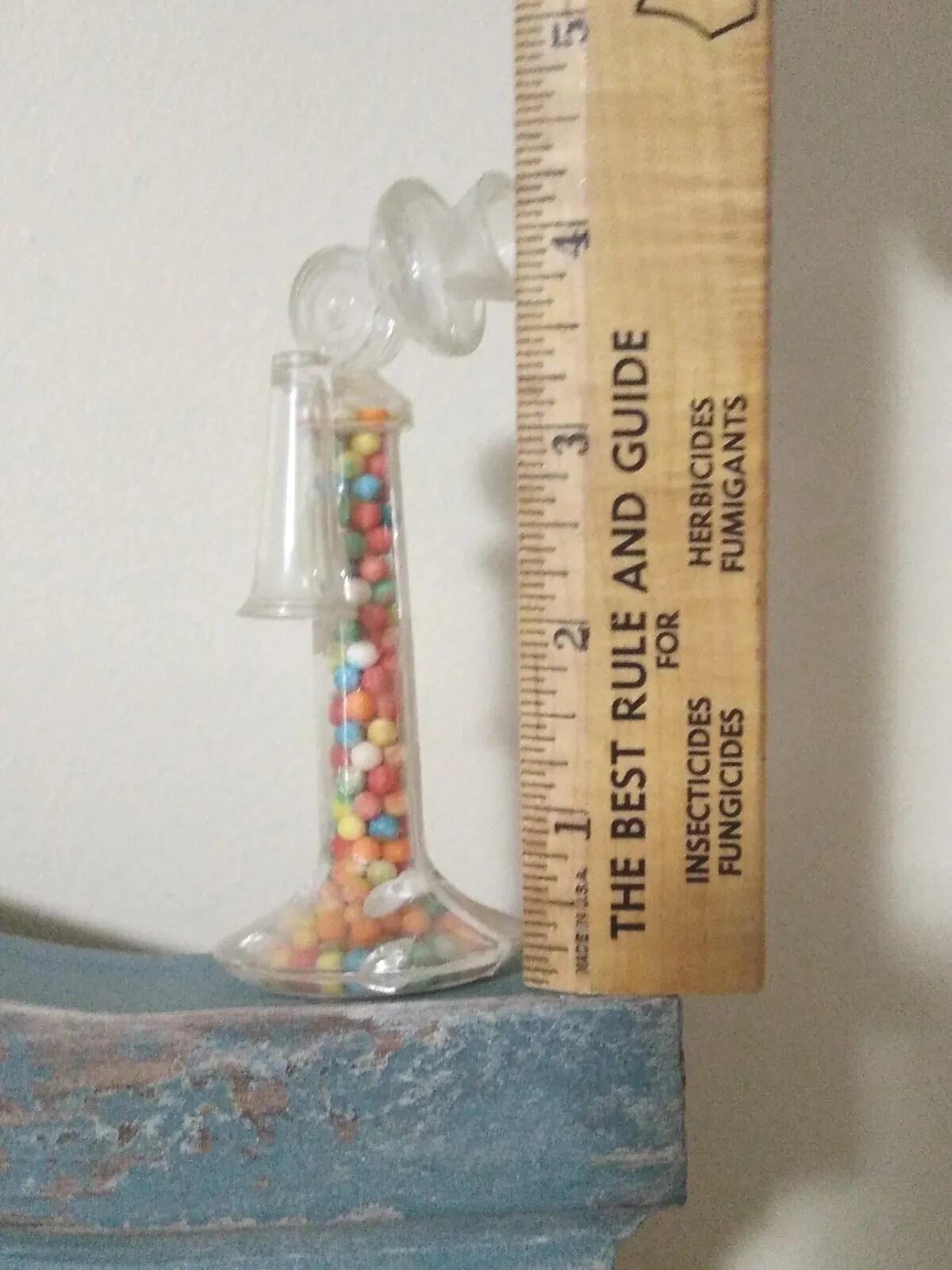 Vintage Full E ROSEN Candlestick TELEPHONE CANDY Container Rosbro Hard ...