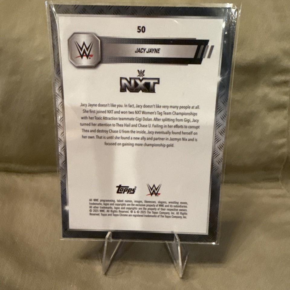 2025 Topps Wwe Chrome Jacy Jayne Prism | eBay