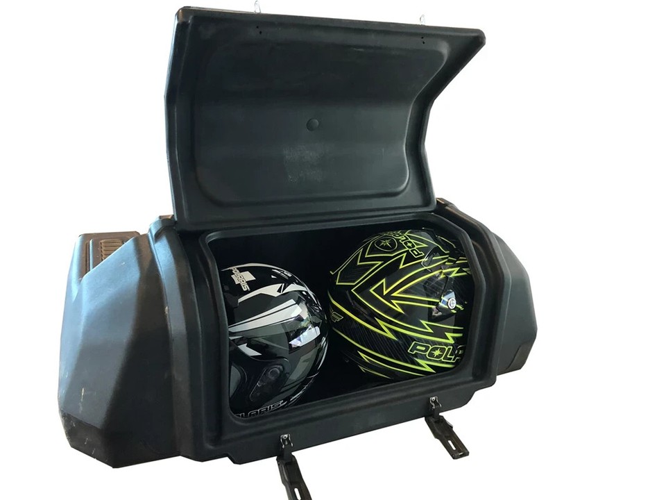 Kolpin ATV Rear Passenger Seat Cargo Storage Trunk Box Luggage Lounger ...