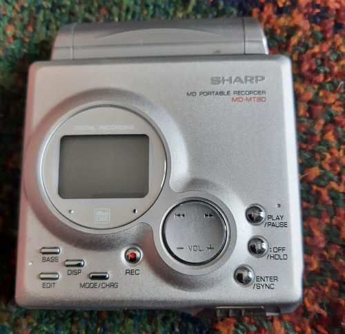 Sharp MD-MT80H portable minidisc player/recorder | eBay UK