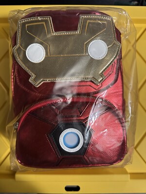 FREE SHIPPING Loungefly Marvel Iron Man Light Up Mini Backpack IN HAND ...