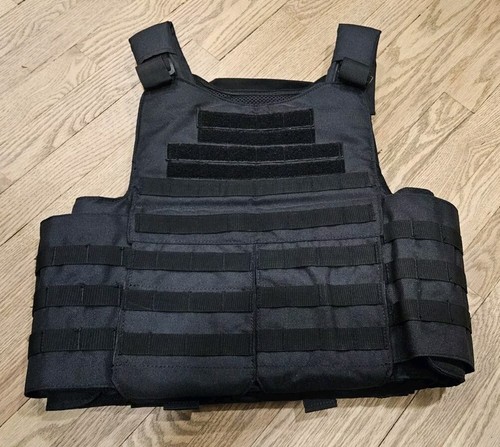 VOODOO TACTICAL LIGHTWEIGHT PLATE CARRIER BLACK ONE SIZE STANDARD MOLLE ...
