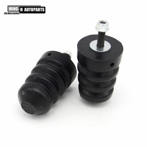 2x Rear Leaf Spring Mounted Molded Rubber Bumper Stop For 00-05 Ford ...