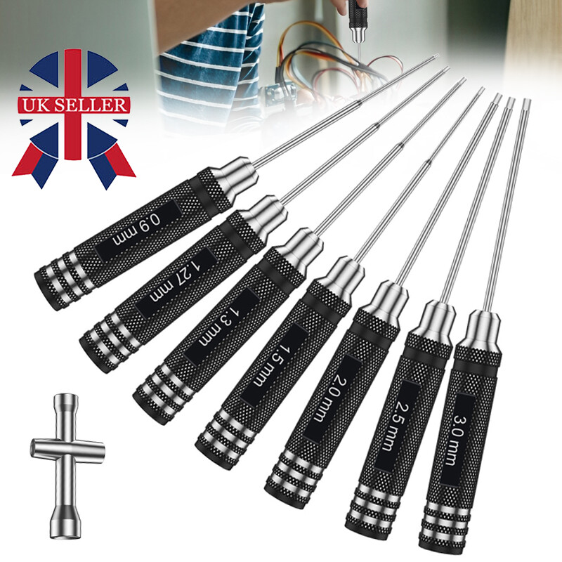 7PCS Professional RC Car Hex Screwdriver Screw Driver Repair Tool Set ...