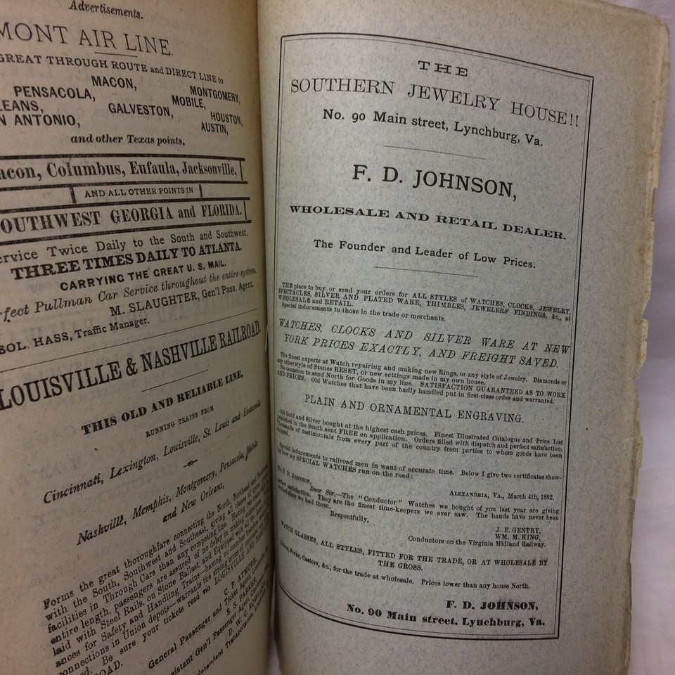 Vintage Booklet Southern Historical Society Papers March 1884 Richmond ...