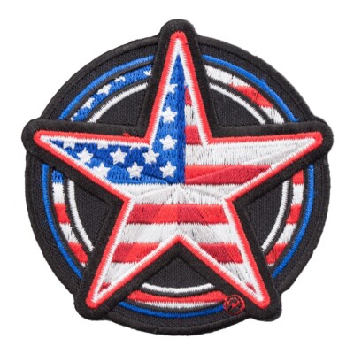 Lone Star American Flag Pattern Patch, Patriotic US Flag Patches | eBay