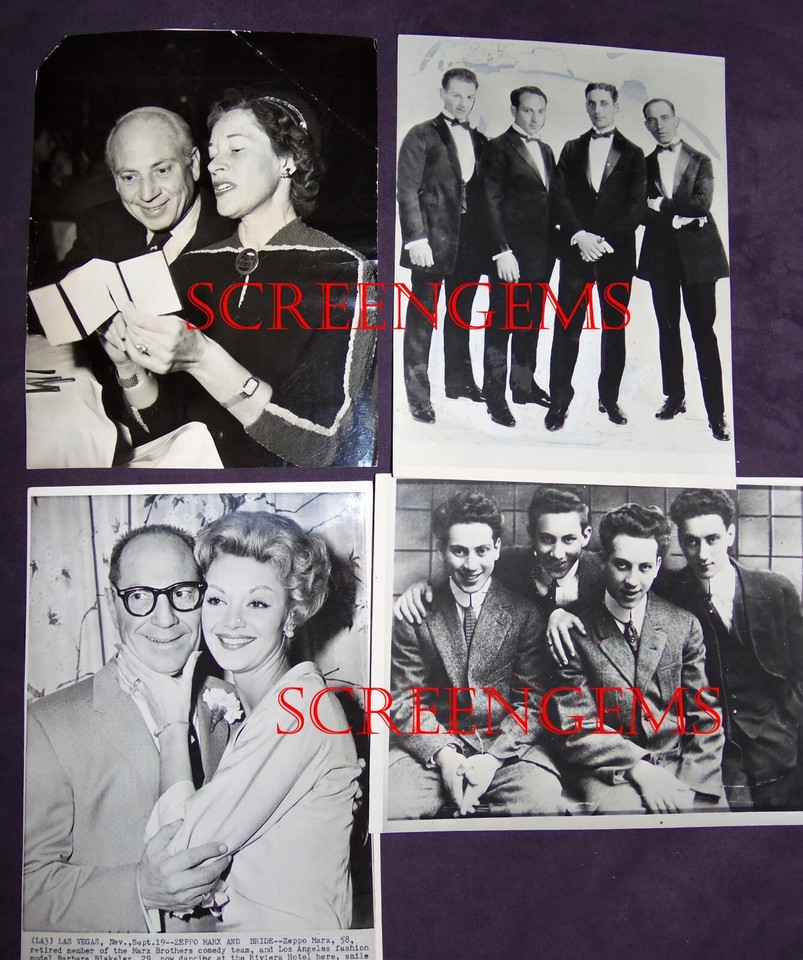 Marx Brothers vintage original press photo archive Lot RARE Groucho ...