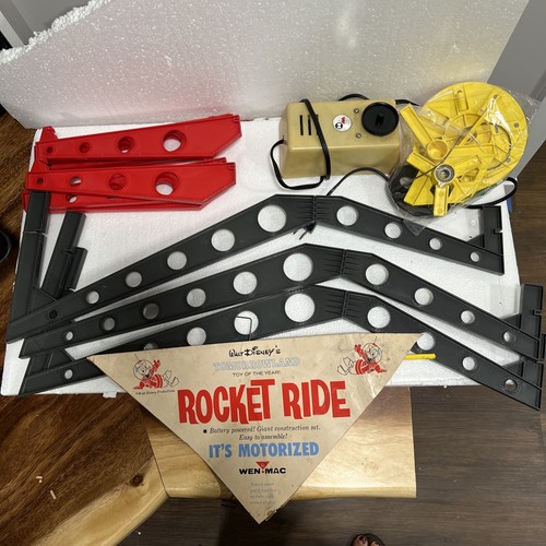 DISNEY ROCKET RIDE SPACE TOY TOMORROWLAND 1960'S WEN MAC AMF. | eBay