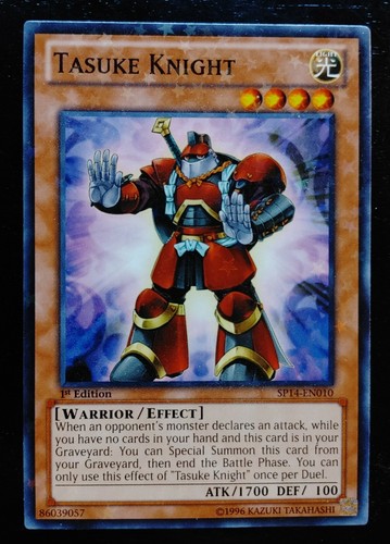 Tasuke Knight - SP14-EN010 - Starfoil Rare - 1st Edition - Yu-Gi-Oh! | eBay