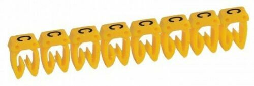Legrand CAB3 CABLE MARKERS 300Pcs Letter "C" Yellow-4-6 mm² | eBay