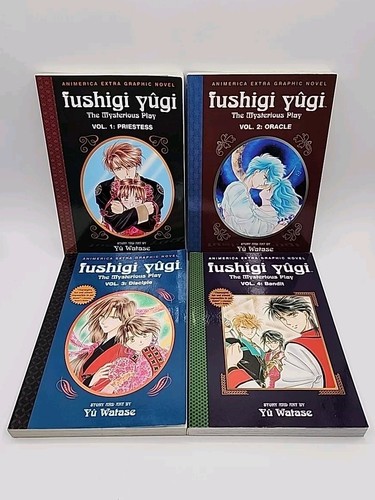 Fushigi Yugi Manga The Mysterious Play Yu Watase Vol 1,2,3,4 PBBooks ...