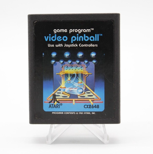 Video Pinball (Atari 2600, 1981) Cleaned and Tested. | eBay