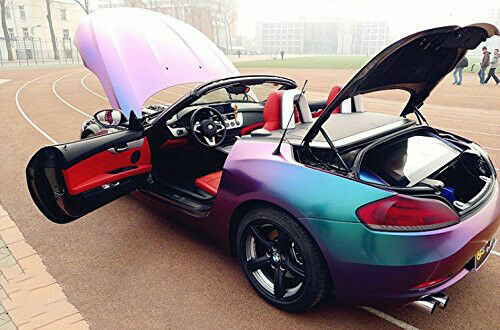 Chameleon Vinyl Wrap Color Change Air Release Anti-Wrinkle Car Sticker ...