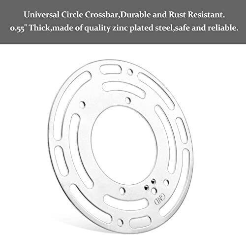 2 Pack Universal Light Fixture Mounting Bracket 4 Inches Diameter Steel ...