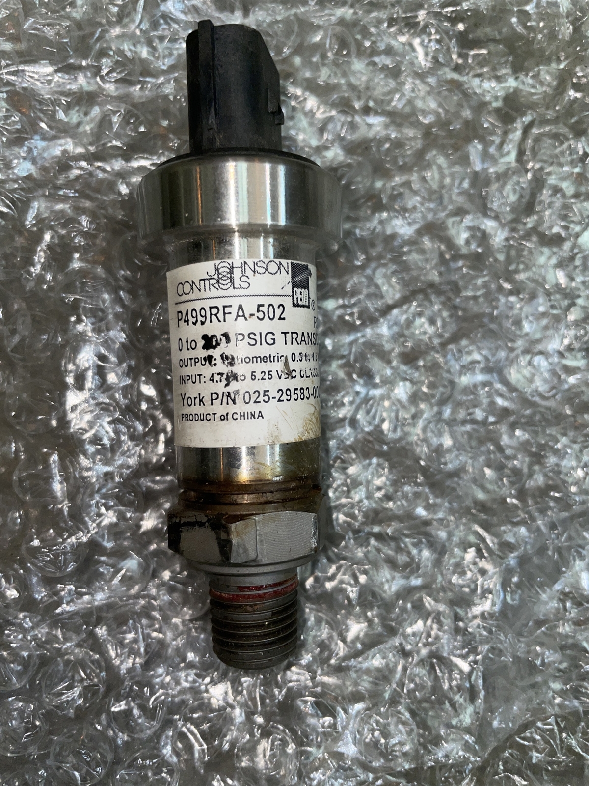 YORK DANFOSS PRESSURE TRANSDUCER 025-29583-000 200 PSIS 5 VDC. | eBay