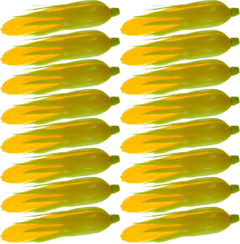 16 Pcs Plastic Artificial Corn Lifelike Corn Cob Fake Realistic ...
