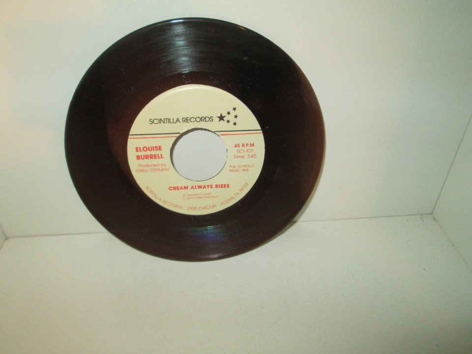 ELOUISE BURRELL - CREAM ALWAYS RISES Singer R&B Band rare 45 Soul Funk ...