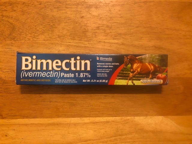 Bimectin Ivermectin 1.87% Single Dose Paste Wormer With Apple Flavor ...