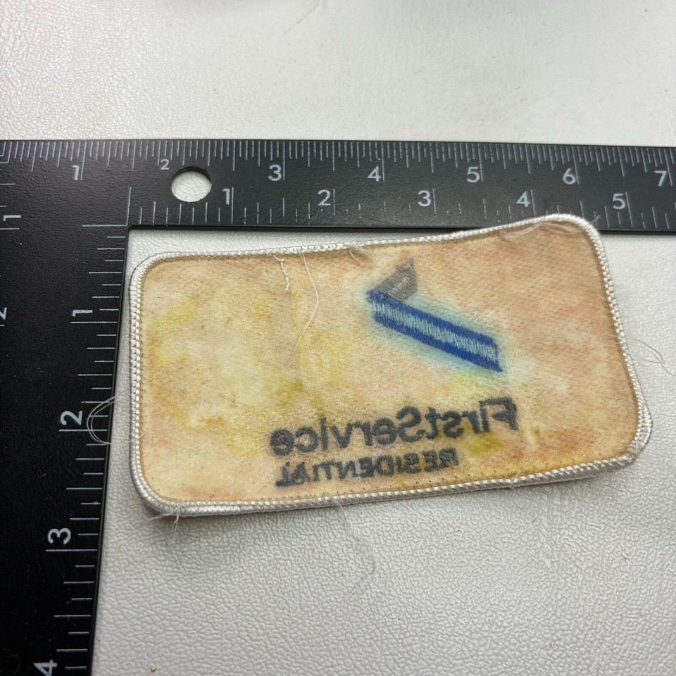 USED Advertising / Uniform FIRST SERVICE RESIDENTIAL Patch 39TW | eBay