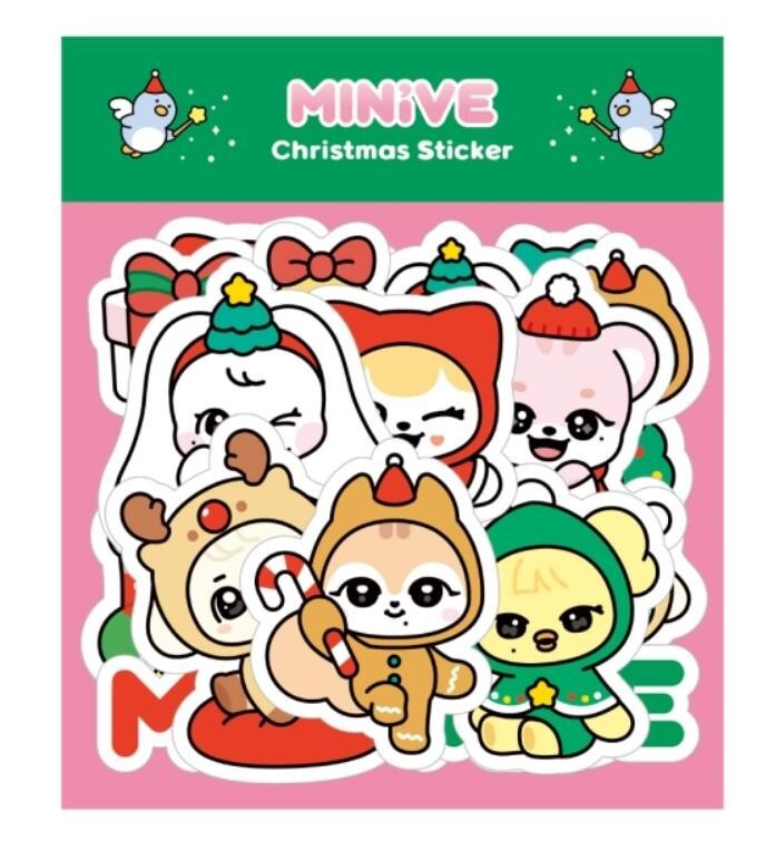IVE OFFICIAL MD GOODS MINiVE CHRISTMAS DECO STICKER PACK SEALED | eBay