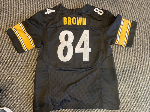 ANTONIO BROWN PITTSBURGH STEELERS 48 ON FIELD SIGNED JERSEY JSA | eBay