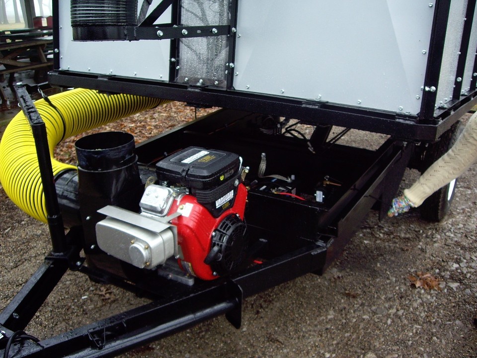 Trac Vac 288 -16 Leaf Trailer Vacuum Bushel Tow Behind Street Curbside ...