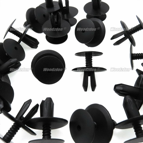 50 x Fits 6mm Hole Push Type Clip Plastic Retainer Auto Fastener For ...