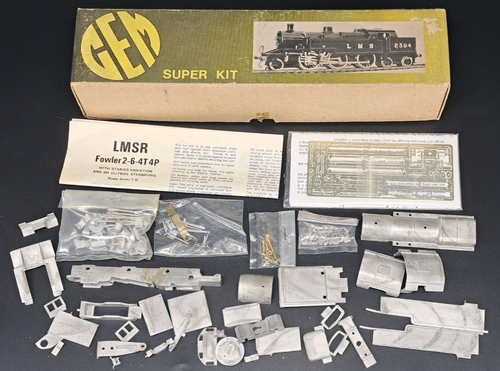 GEM White Metal & Brass Loco Super Kit - LMSR Fowler 2-6-4T 4P | eBay UK