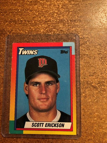 1990 Topps Baseball Traded Pack Grey Back # 29T Scott Erickson RC | eBay