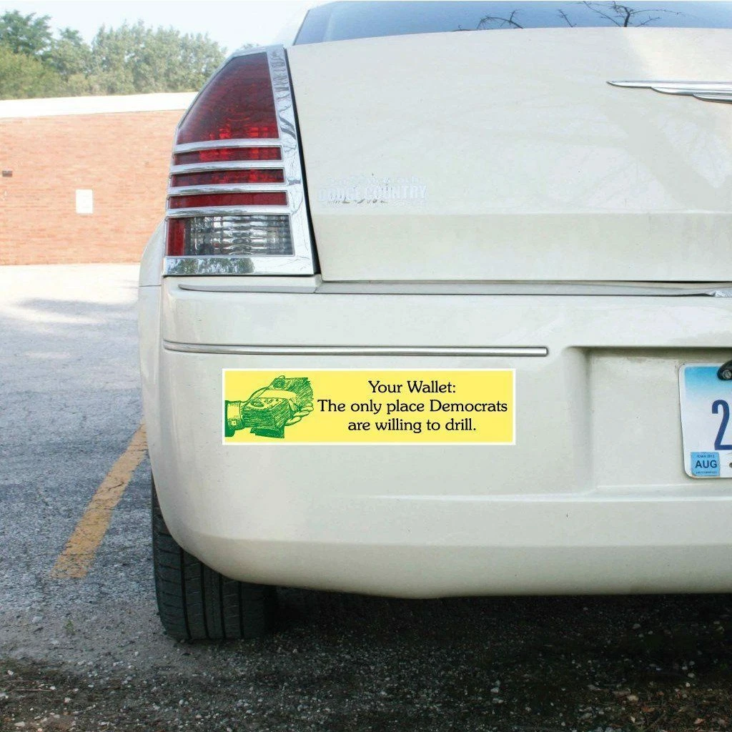 Republican Bumper Stickers On Car