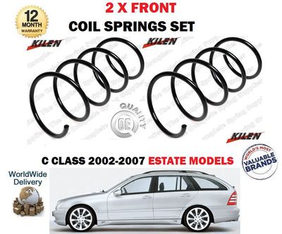 FOR MERCEDES ESTATE S203 C180 C280 C200 C220 CDI 2002-> 2X FRONT COIL ...