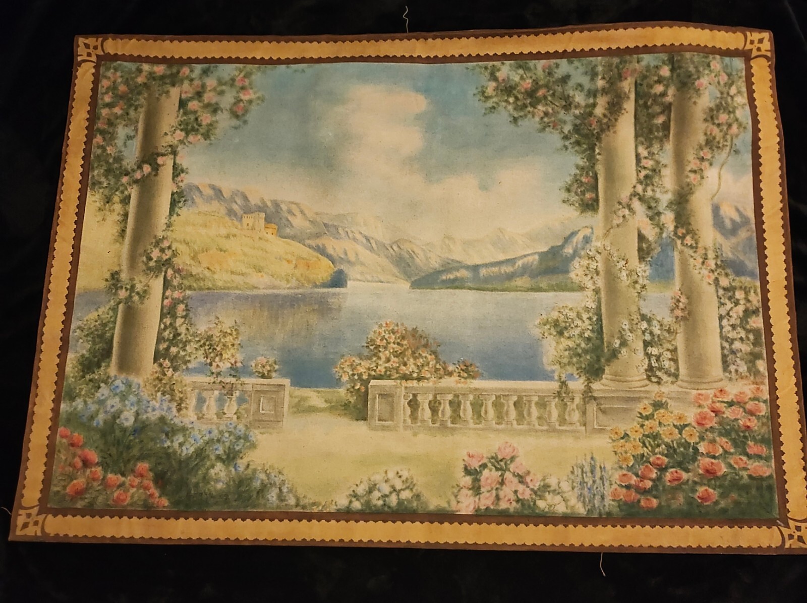 Original R. Atkinson Fox Art Deco Lithograph Titled "BLUE LAKE" circa ...