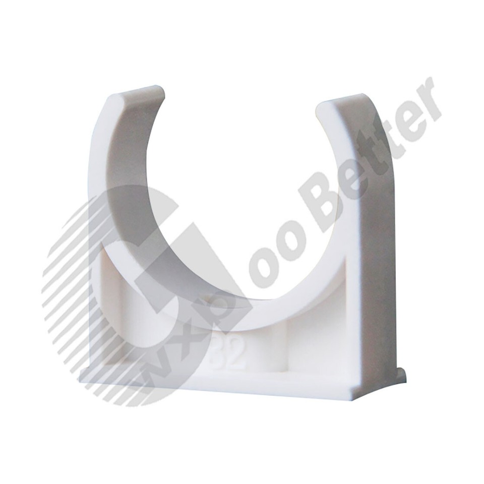 PVC U-Type Pipe Clamp Pipe Clip Tube Holder For 20~50mm Pipe Fitting ...
