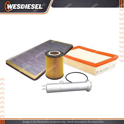 Sakura Filter Kit Oil Air Fuel Cabin for BMW X5 E53 M54B30 6Cyl 3.0L ...