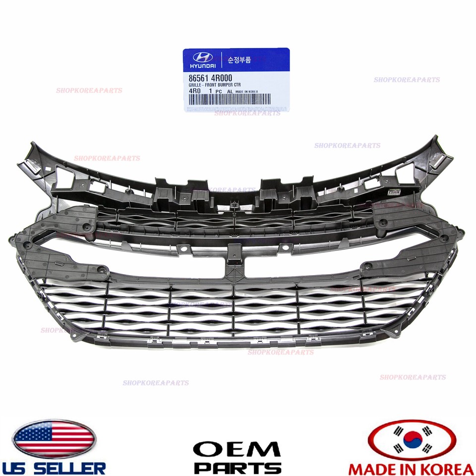 Genuine Radiator Grille Center OEM Sonata Hybrid 2011-2015 865614R000 ...
