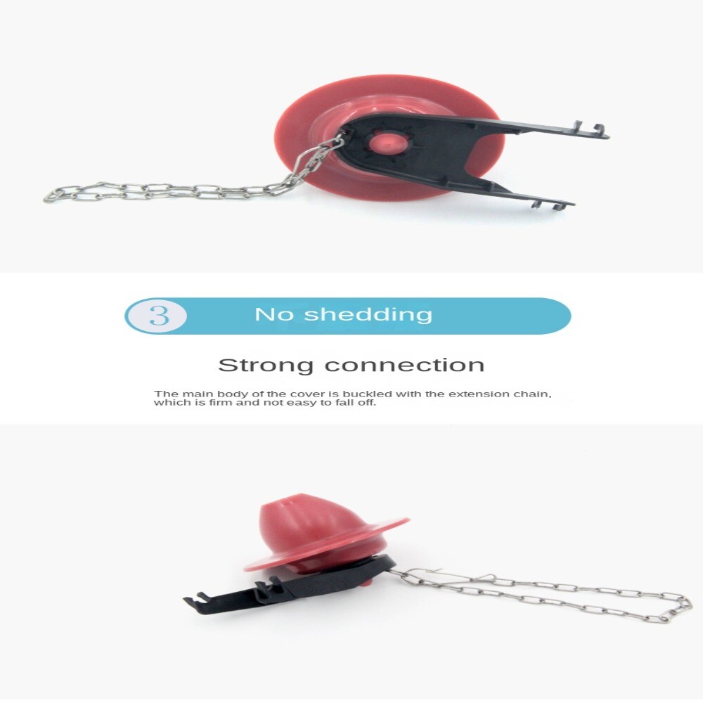 Black and Red Toilet Flapper Float Float Racket Cover Toilet ...