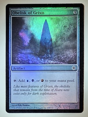 Obelisk of Grixis - Foil - Shards of Alara - 2008 - Magic: The ...