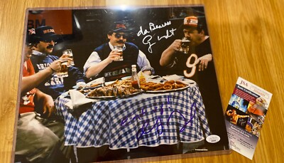 GEORGE WENDT ROBERT SMIGEL signed SUPERFANS DA BEARS 11x14 photo Auto PROOF JSA | eBay