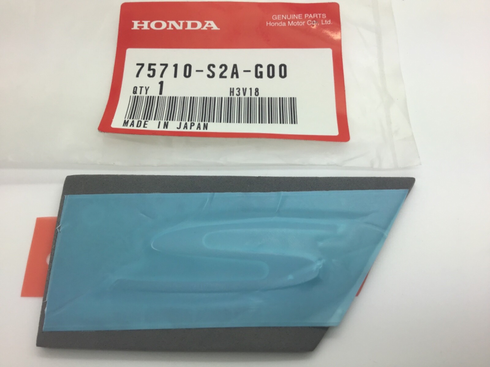 Honda S S2000 Chrome 1x Badge Front Side Wing Emblem Genuine 75710-S2A ...