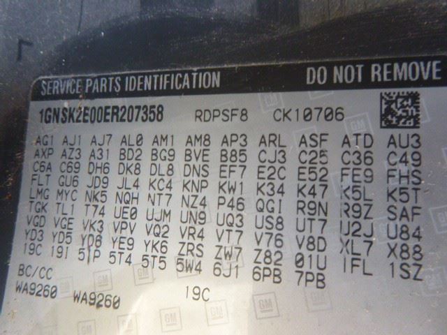 CHEVROLET TAHOE 2014 AIR CLEANER/BOX 23360000 5637 | eBay